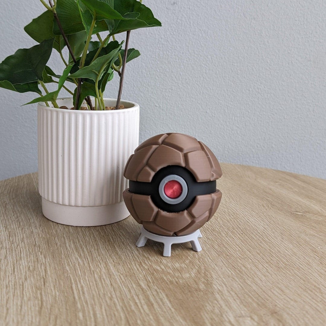 Golem Poke Ball | 3D Printed Display Ball - Etsy