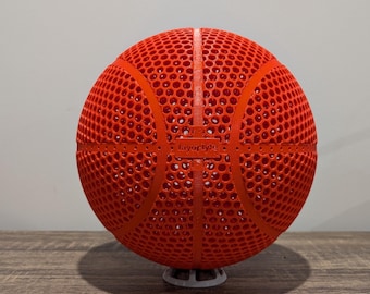 3D Printed Airless Basketball - Gift for Him - Sports Collectible ...