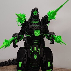 Mecha Godzilla Articulated 3D Print - Etsy