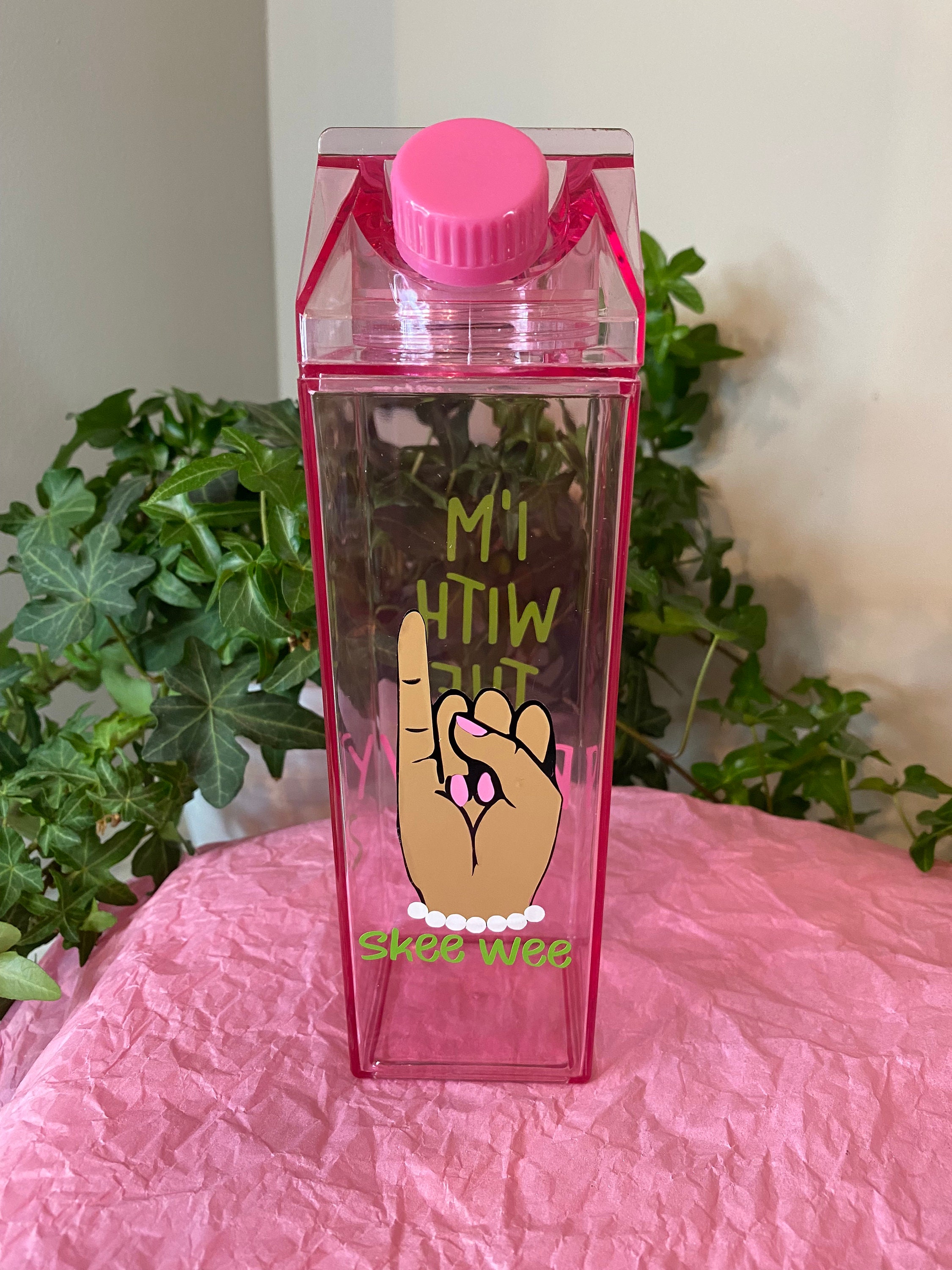 Pinkies Up AKA Cup Alpha Kappa Alpha Acrylic Milk - Etsy