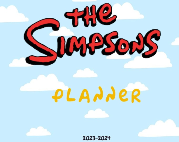 SIMPSONS POSTER - Etsy