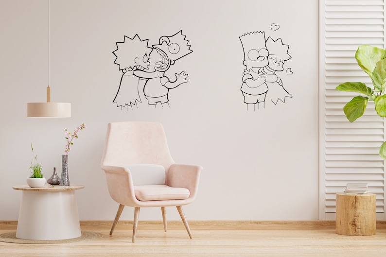 Simpsons SVG Laser Cut File, Bart, Lisa Download Digital File - Jpg ...