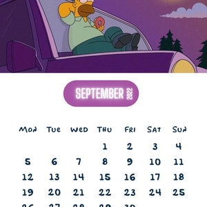 Digital Simpsons Planner + Calendar 2023-2024 - Etsy