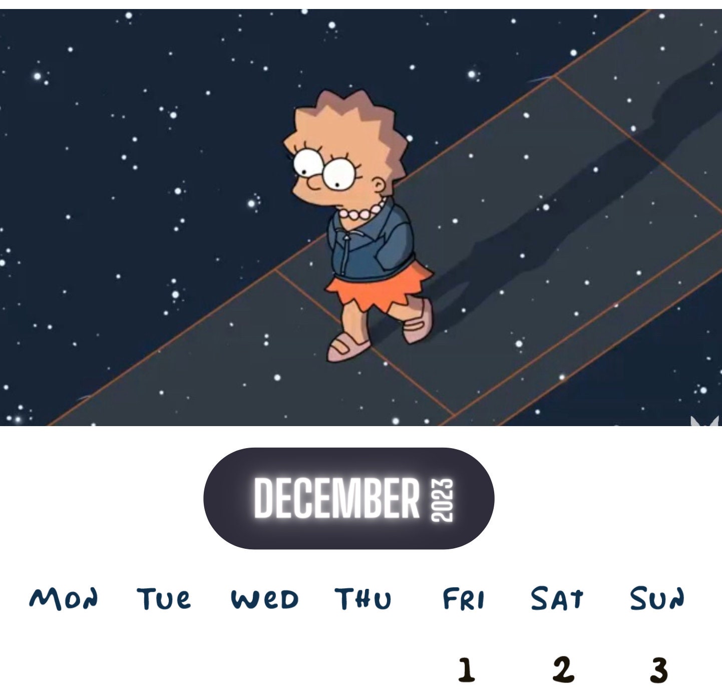 Digital Simpsons 2022-2023 Wall Poster Calendar - Etsy