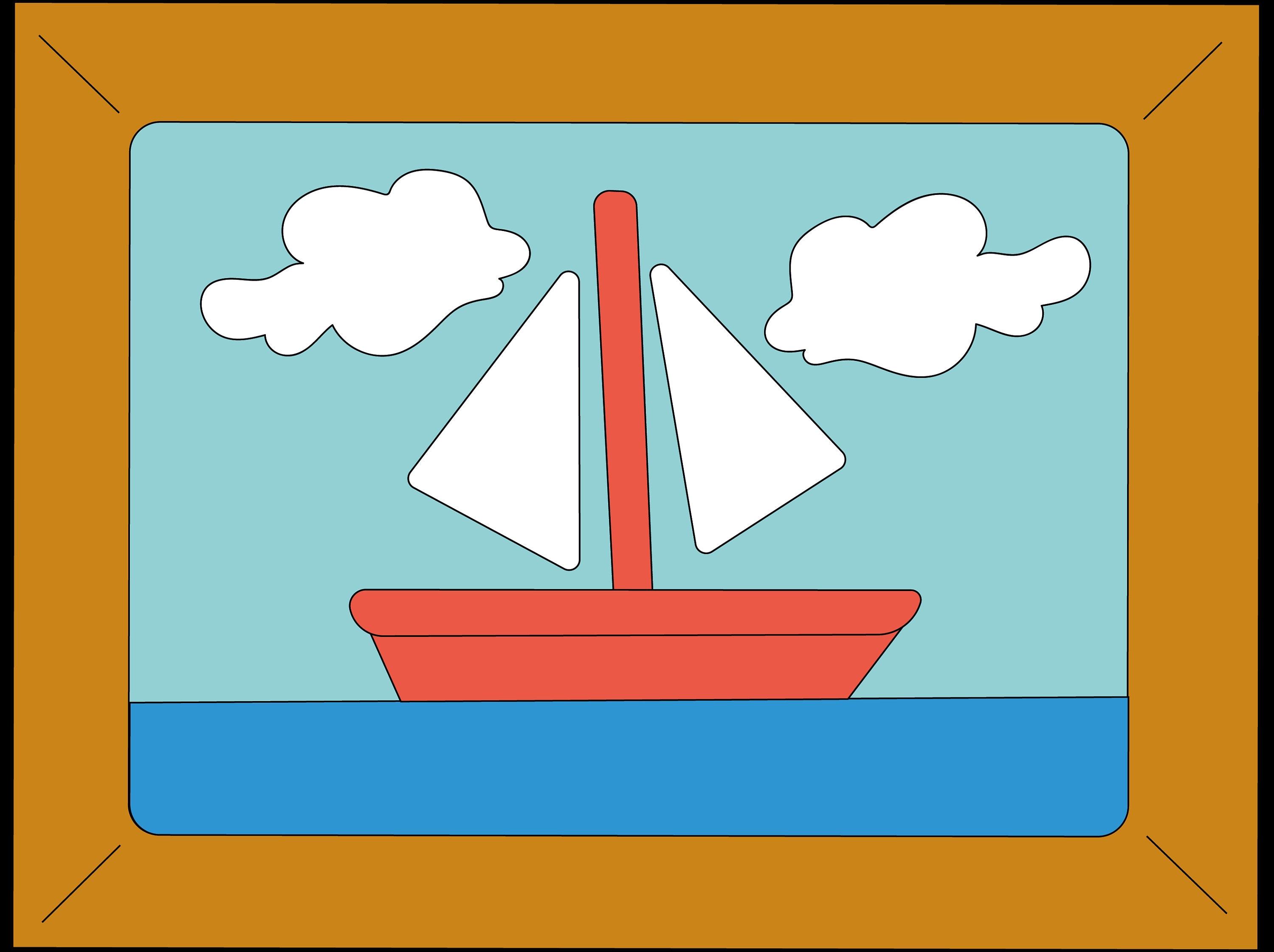 The Simpsons Boat, Living Room Picture, Simpsons Poster, Simpsons ...