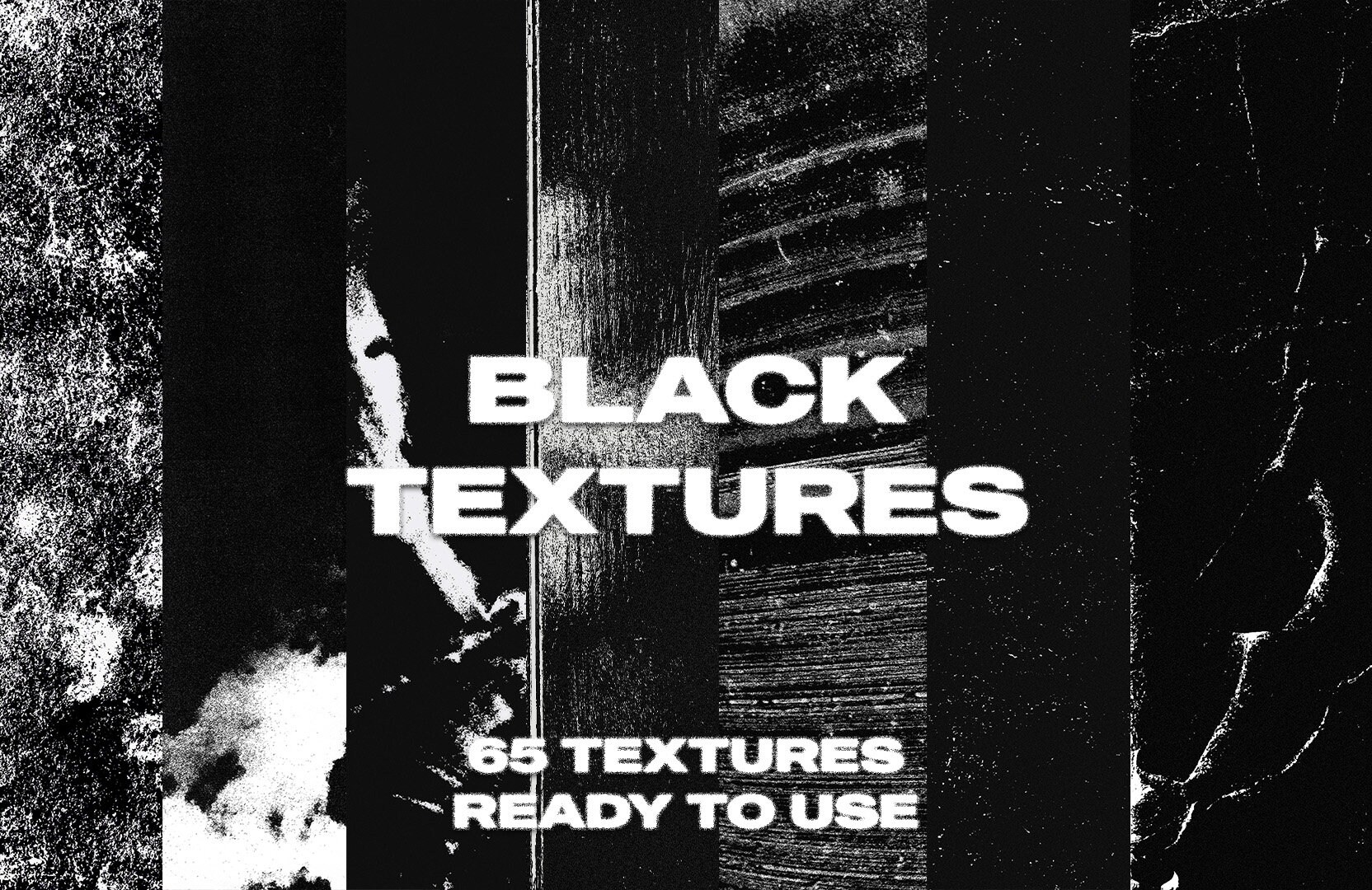 65 BLACK TEXTURE PACK, Digital Scan Textures, Textured Backgrounds, Ideal for Flyers, Overlay ...