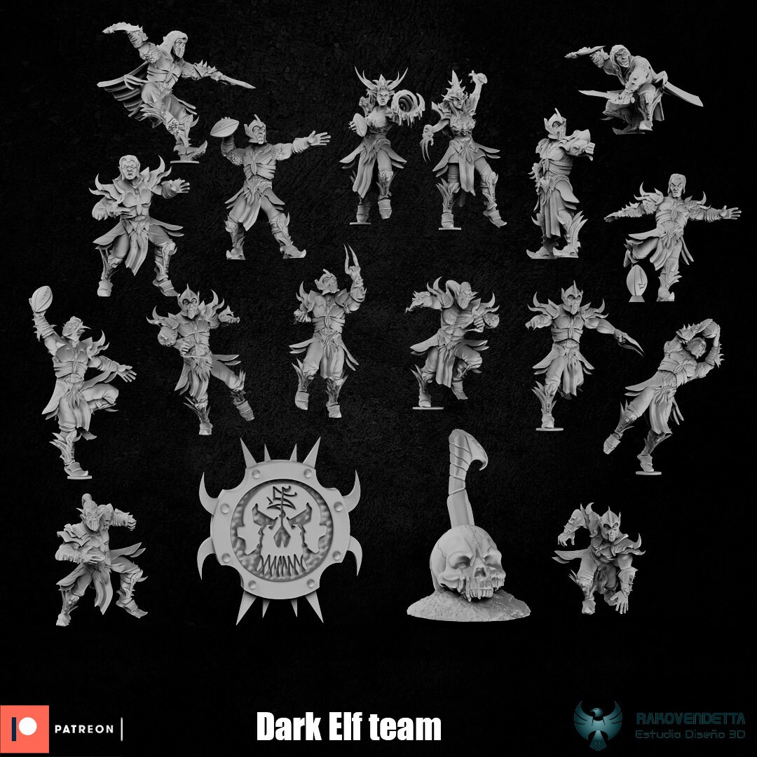 Dark Elf Team - Etsy Australia