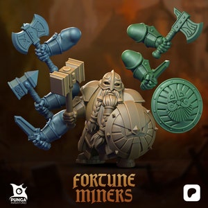 Fortune Miners Warband - Punga Miniatures - Etsy