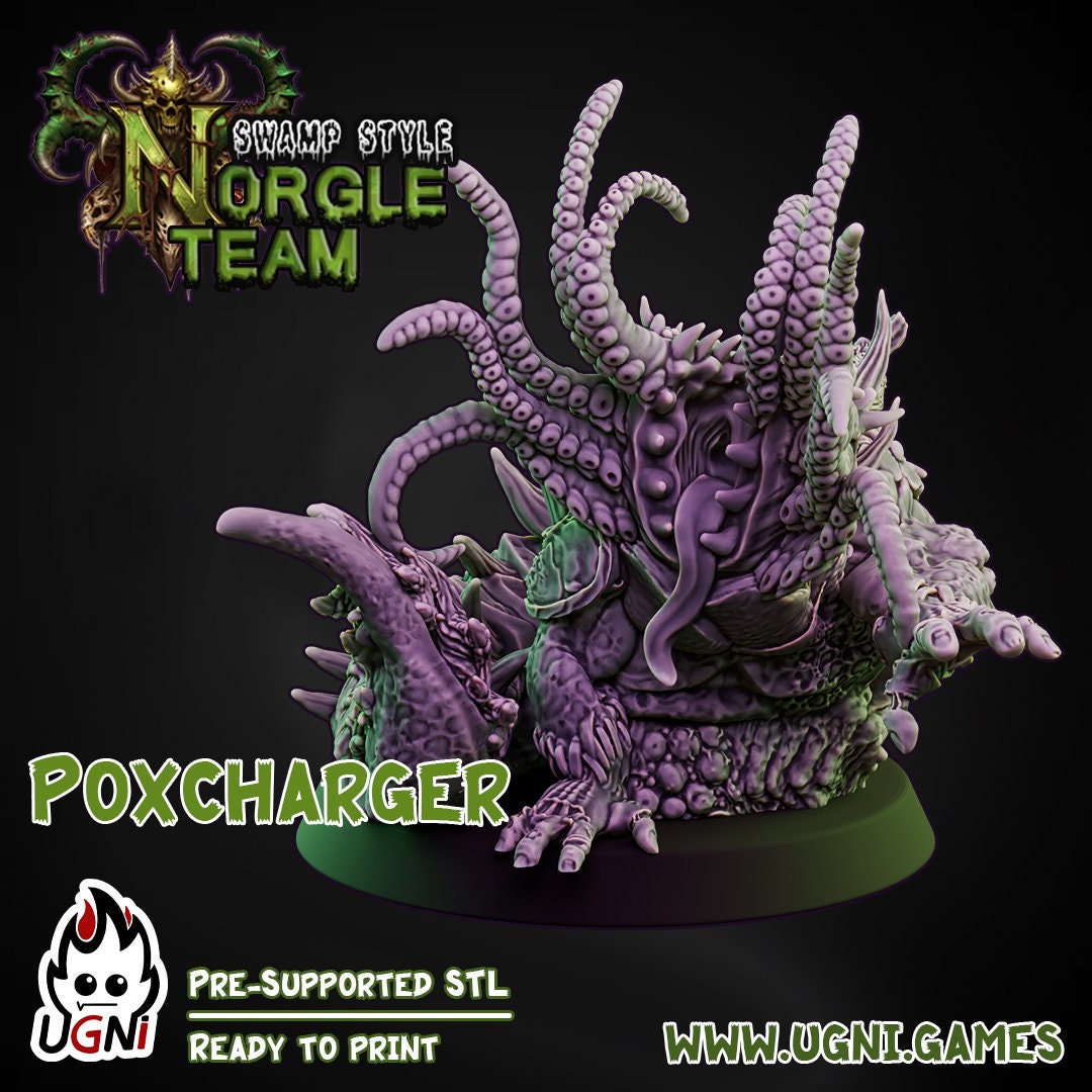 Pustulator - Big Guy Norgle Team - Ugni Miniatures - With Base - Etsy