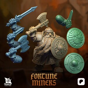 Fortune Miners Warband - Punga Miniatures - Etsy