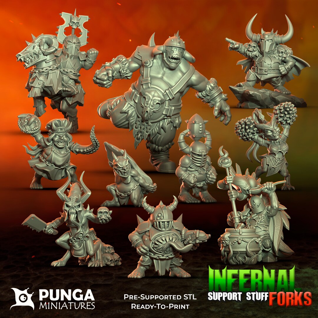 Infernal Forks Staff and Starplayers - Etsy