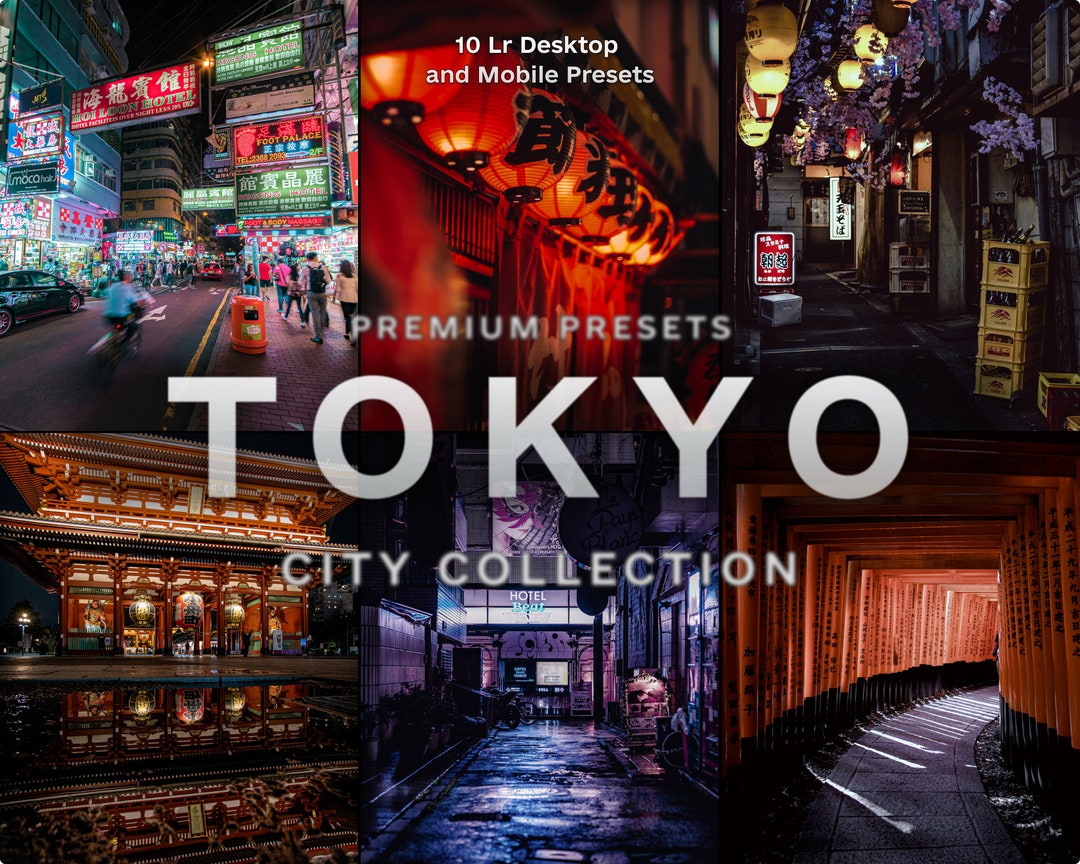 10 Tokyo City Japan Presets Lightroom Preset Mobile Presets Desktop ...
