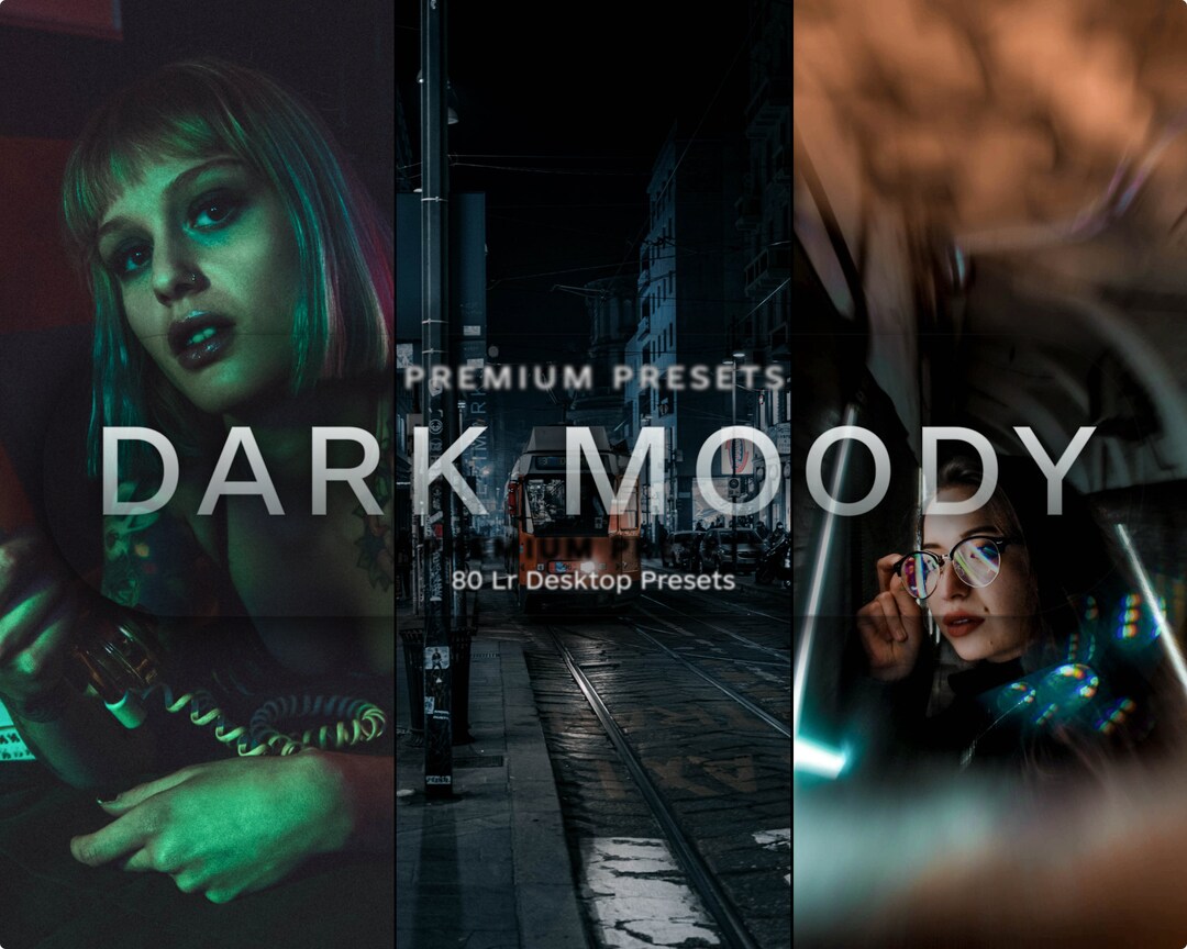 80 Dark Moody Lightroom Preset, Night Presets, Dark Presets, Real Estate Presets, Cinematic ...