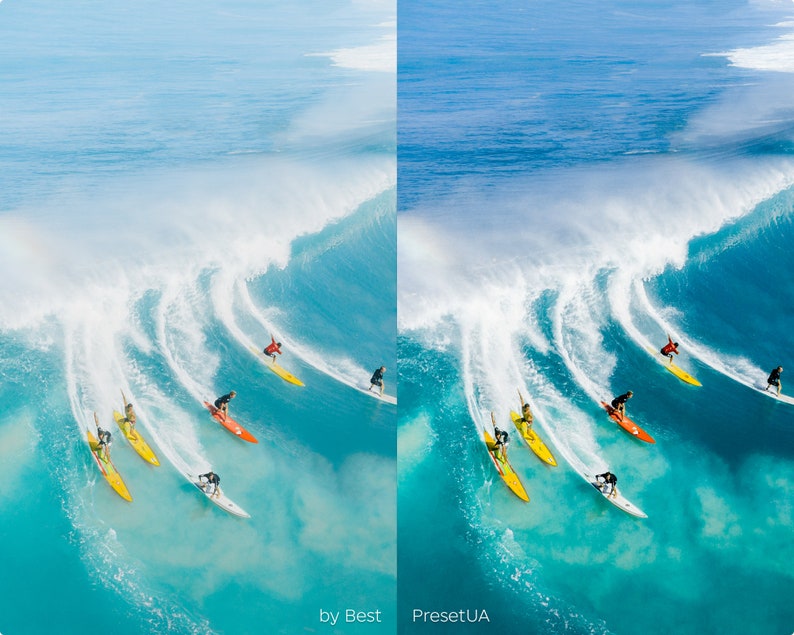 OCEAN Summer Presets, Travel Presets Real Estate Presets Cinematic ...