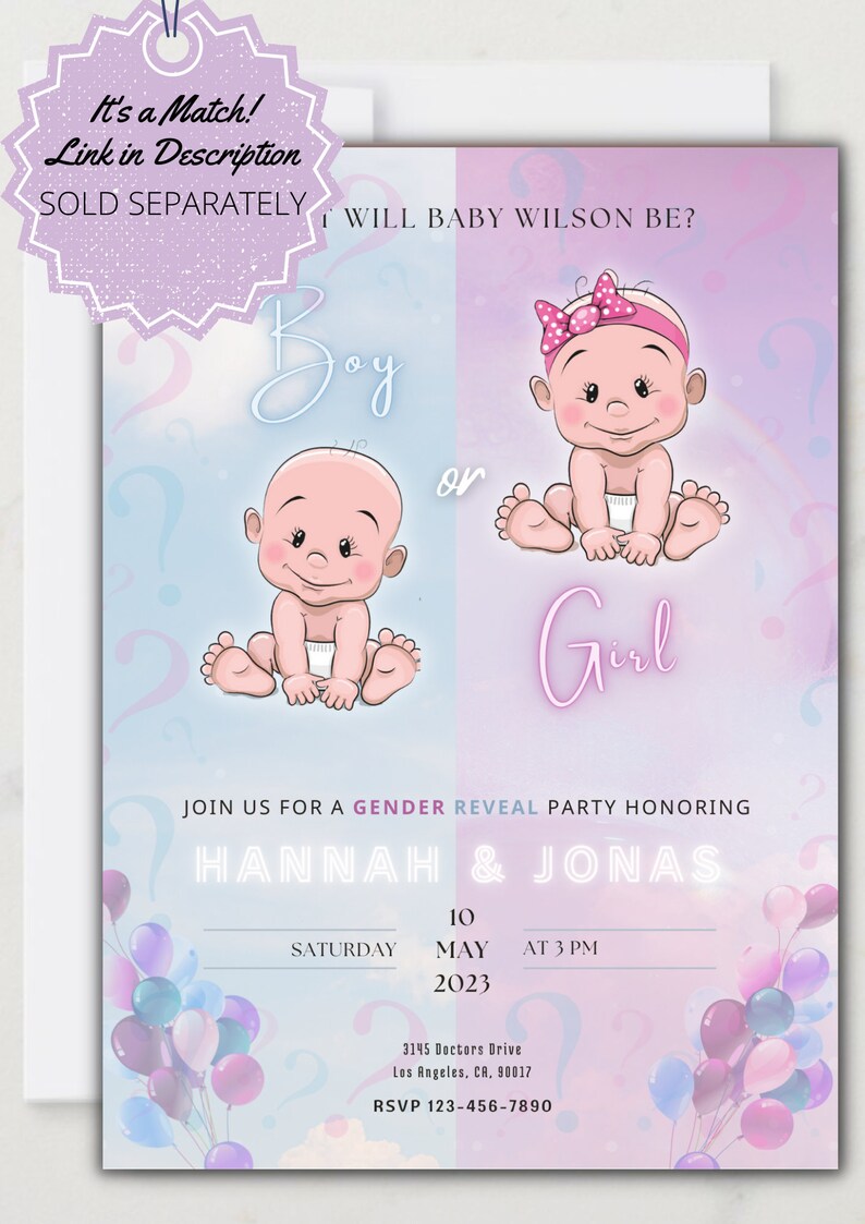 Gender Reveal Voting Sign Gender Reveal Voting Sign Babies - Etsy