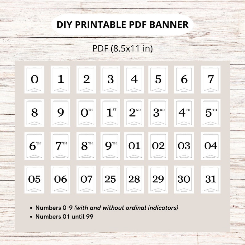 Printable Banner, Alphabet Letter Banner, Swallowtail Banner PDF Print ...