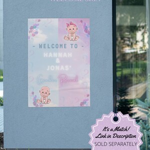 Gender Reveal Menu Template, Printable Gender Reveal Menu, Boy or Girl ...