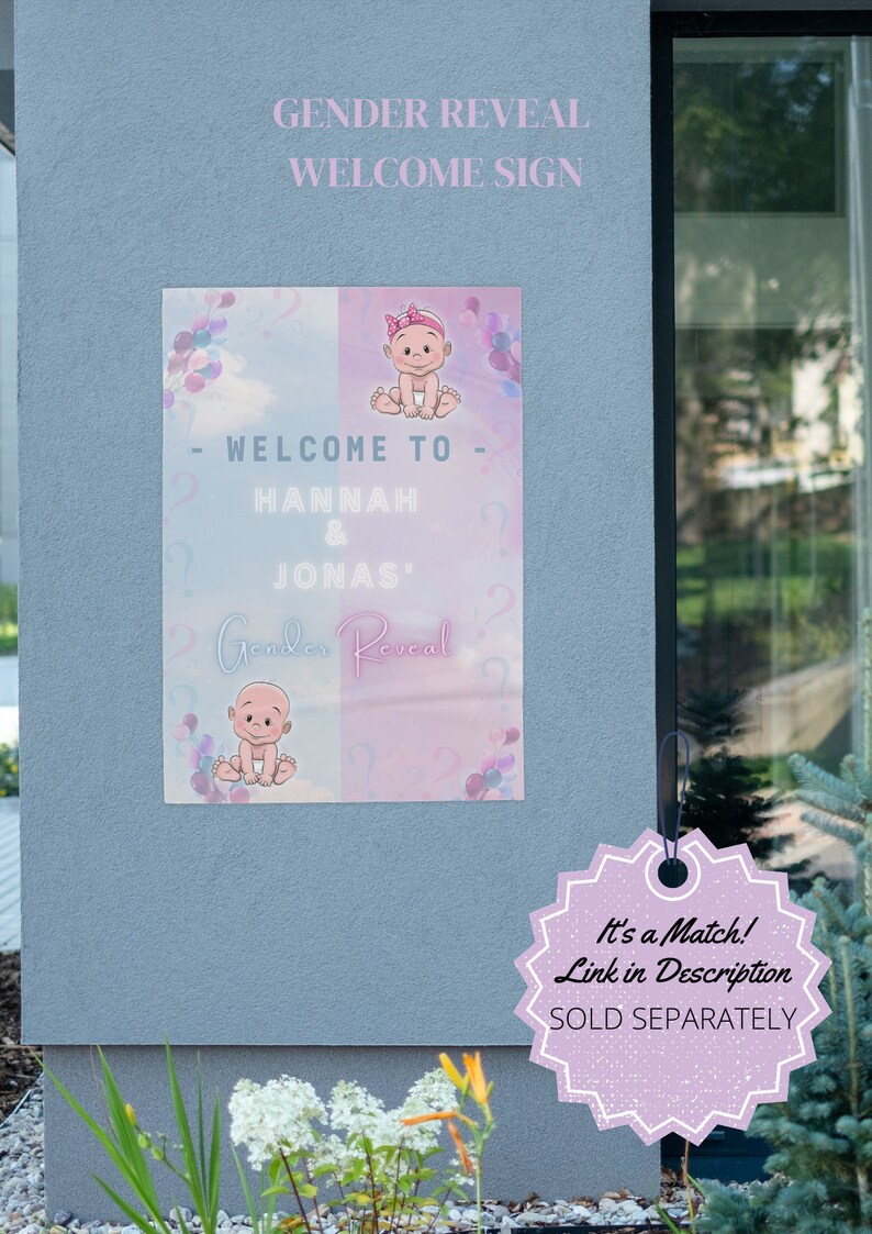 Gender Reveal Menu Template Printable Gender Reveal Menu Boy - Etsy