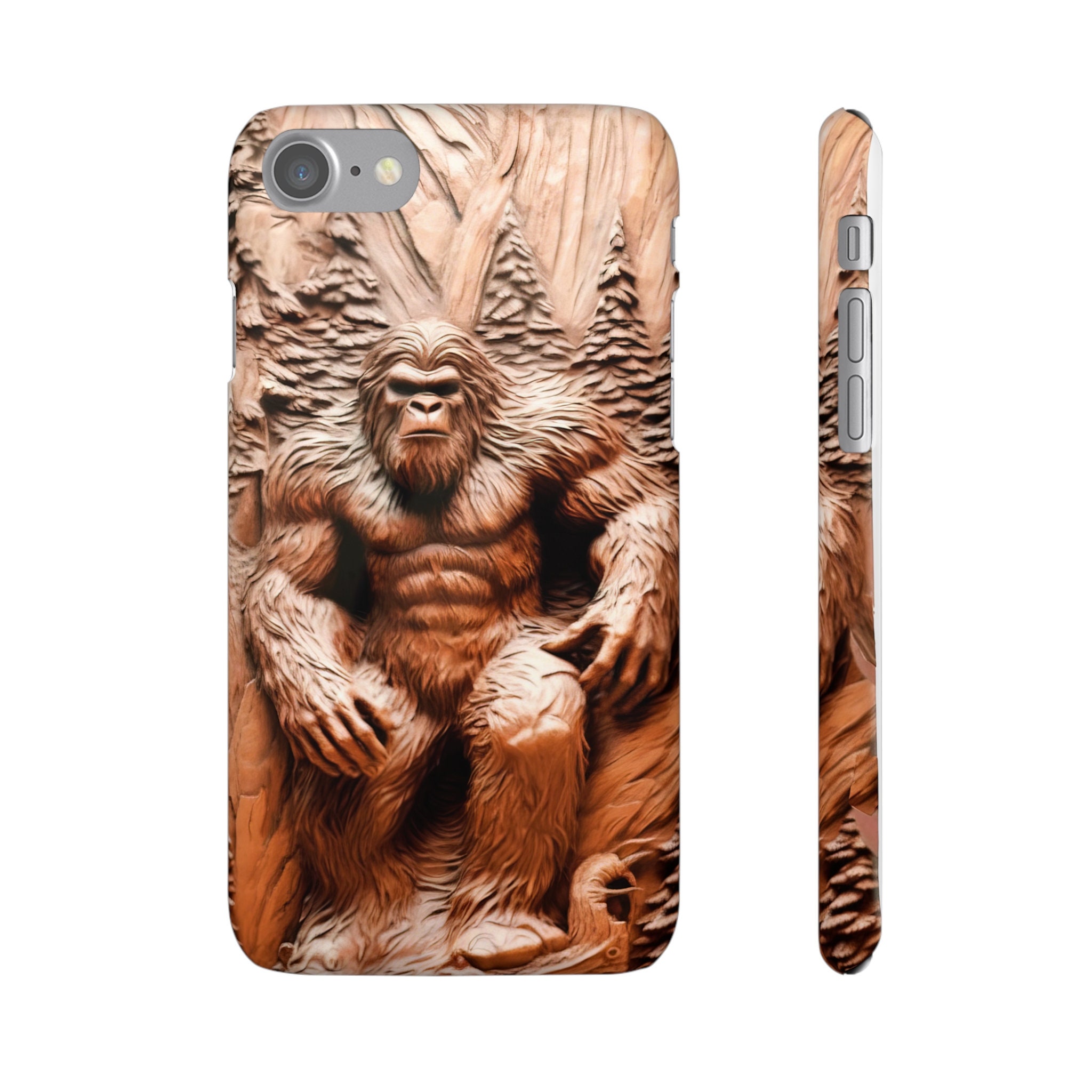 Legendary Big Foot Sasquatch 3D Design Simulated Embossed Phone Case ...