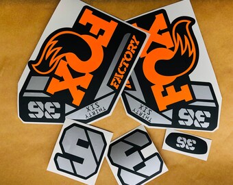 Silver Fox Fork Decal - Etsy