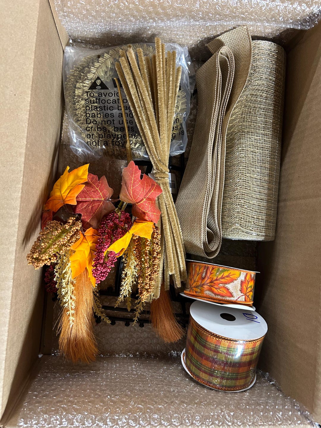 Fall Scarecrow Hat Wreath Kit - Etsy