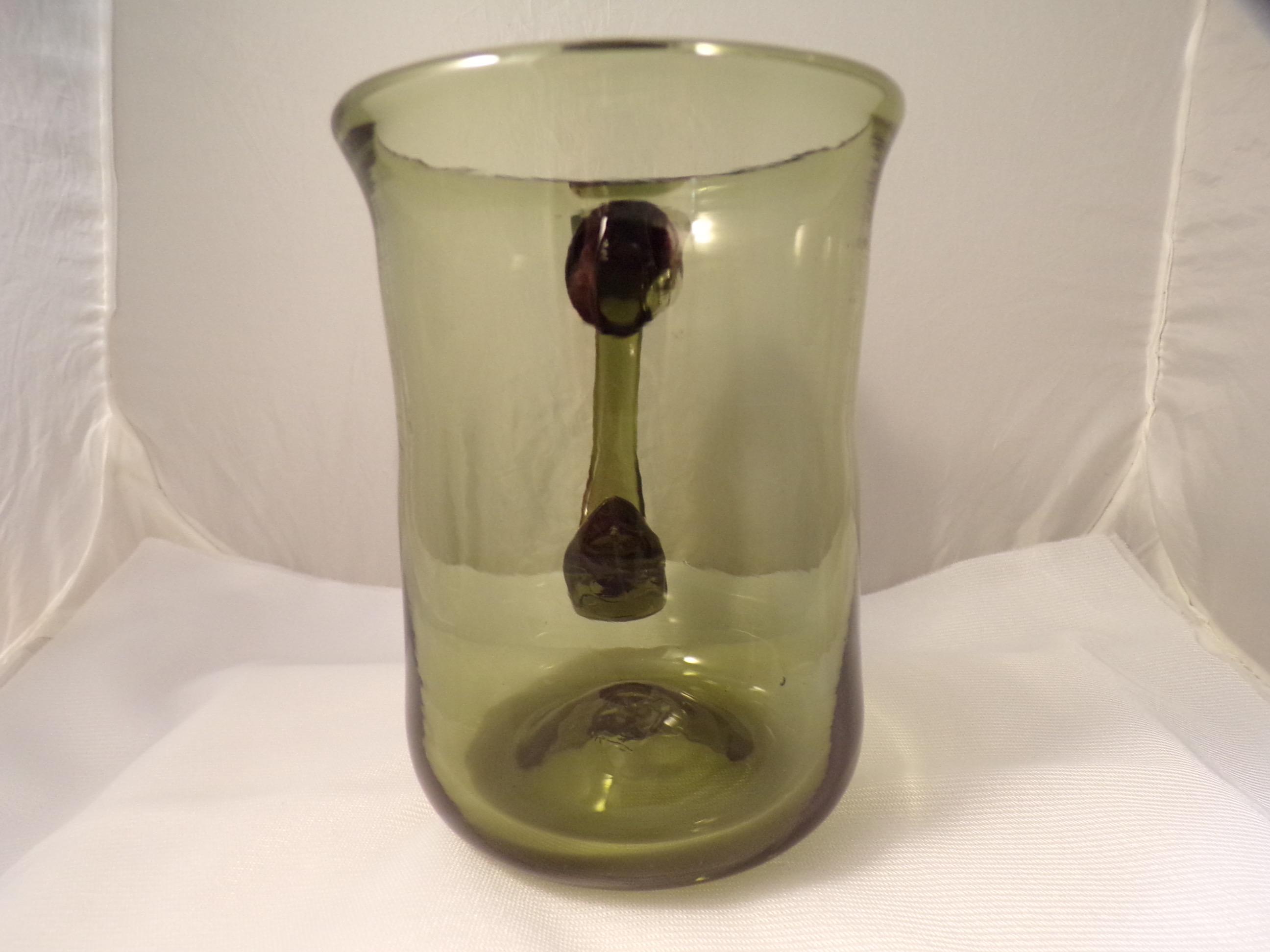 1990s Jamestown Glasshouse Handmade Glass Mug - Etsy