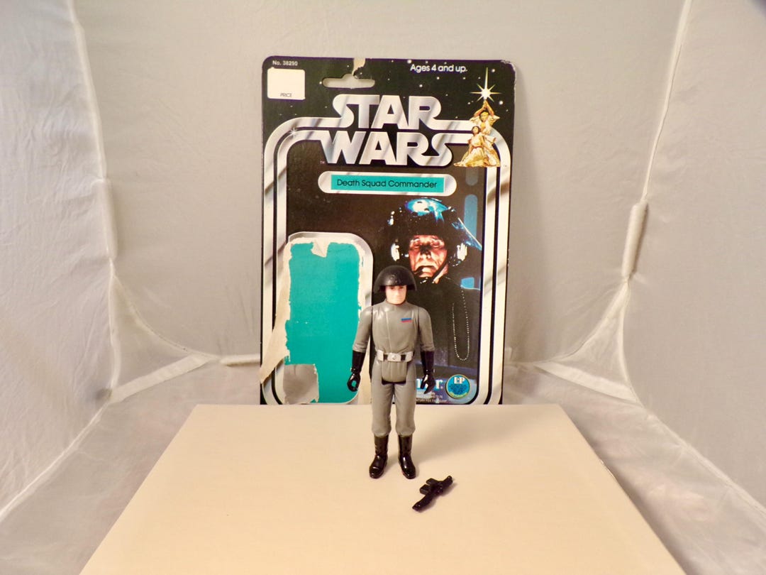 1977 Kenner Star Wars Death Squad Commander Complete With 12 Back Card ...