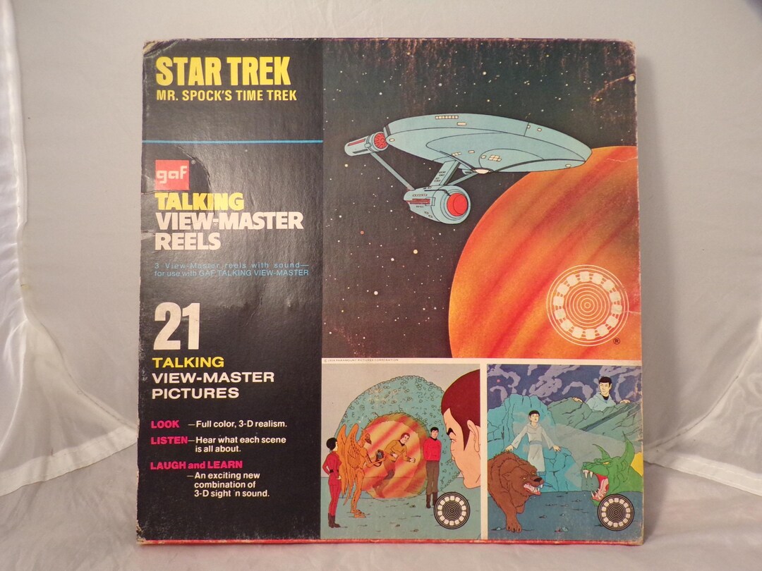 1973 Talking View-master Star Trek Mr Spock's Time Trek - Etsy