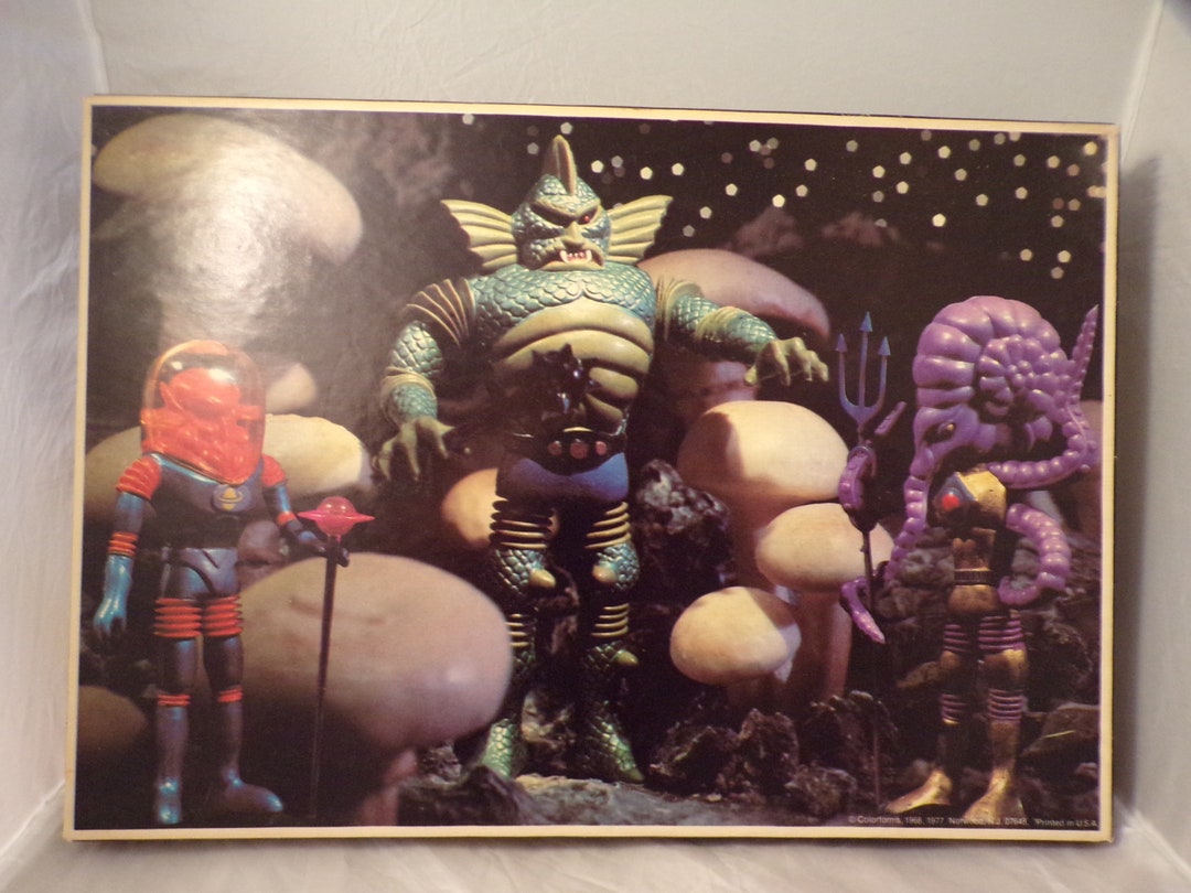 1977 Colorforms Outer Space Men Colossus Rex Puzzle - Etsy