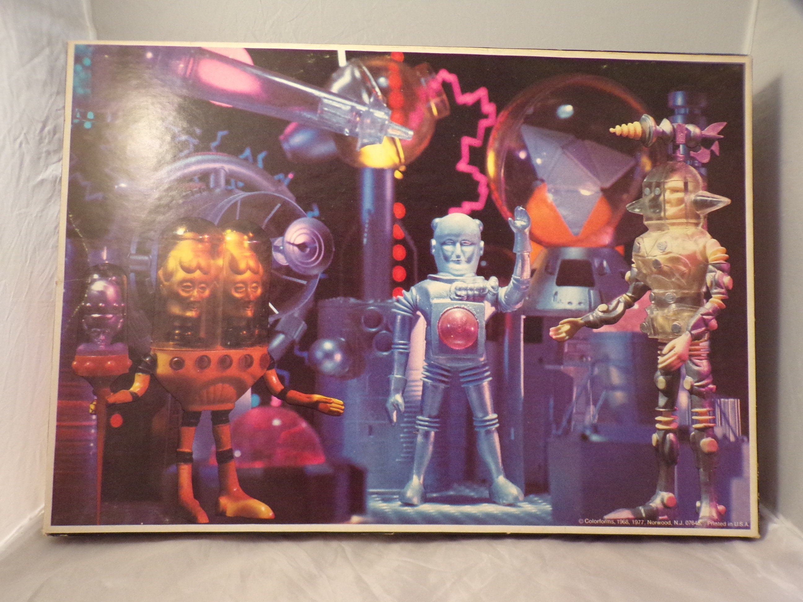 1977 Colorforms Outer Space Men Electron Puzzle - Etsy