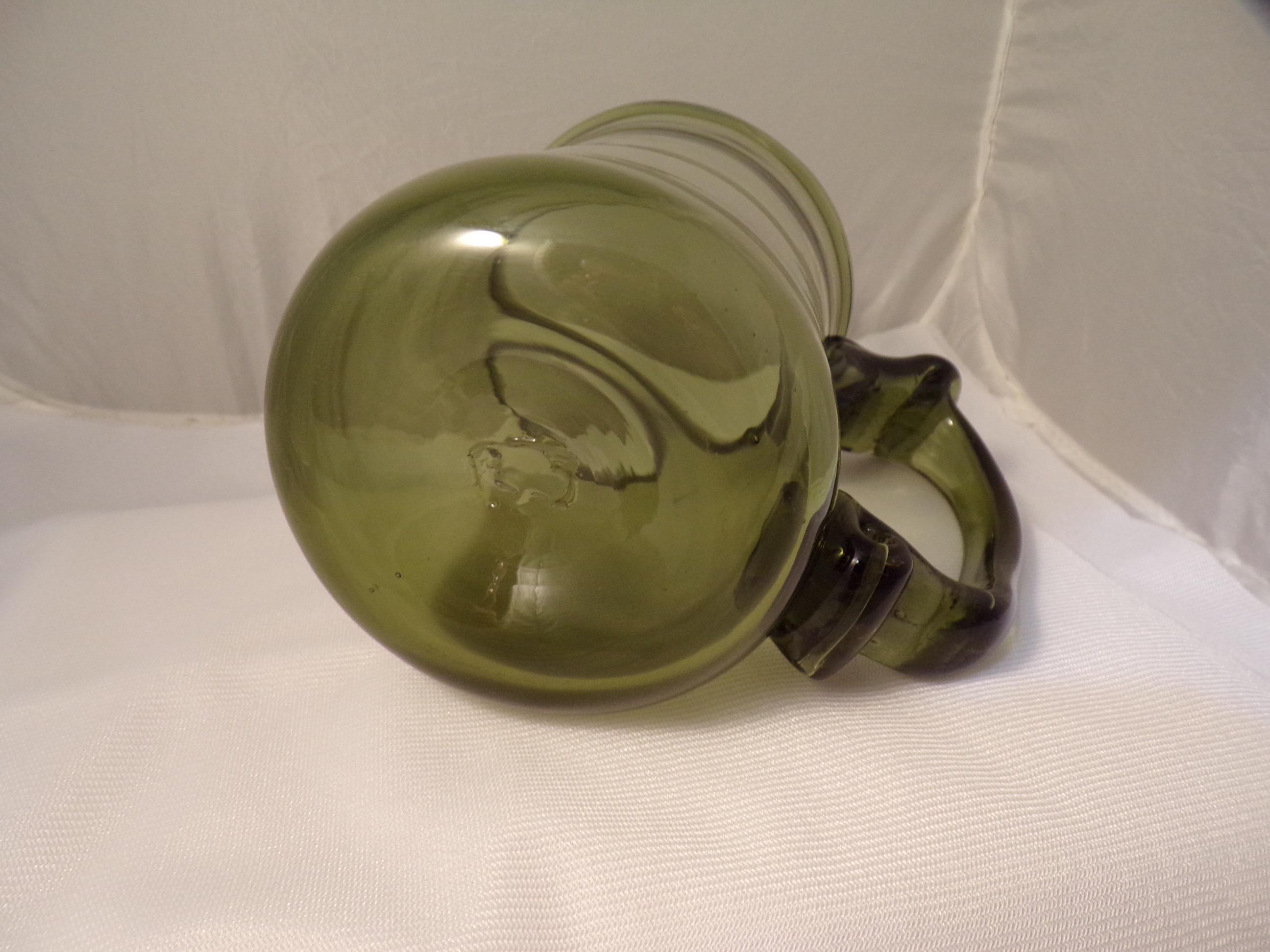 1990s Jamestown Glasshouse Handmade Glass Mug - Etsy