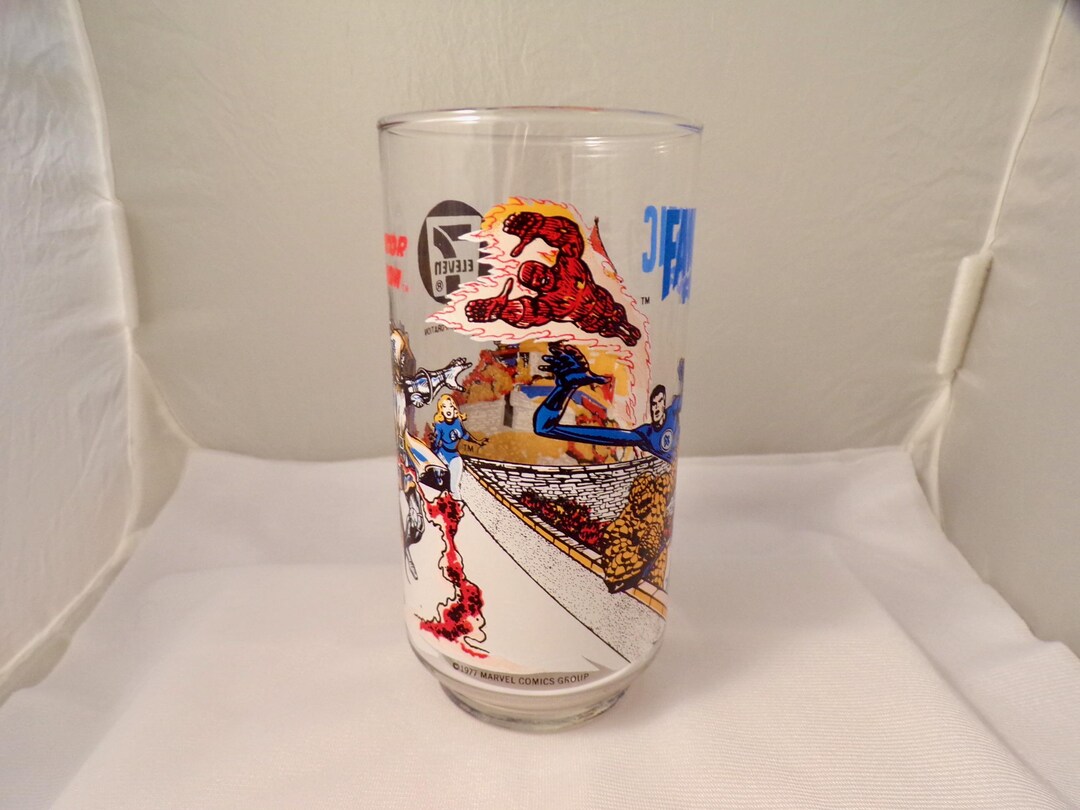 1977 7-11 Marvel Comics Fantastic Four and Doctor Doom Glass - Etsy