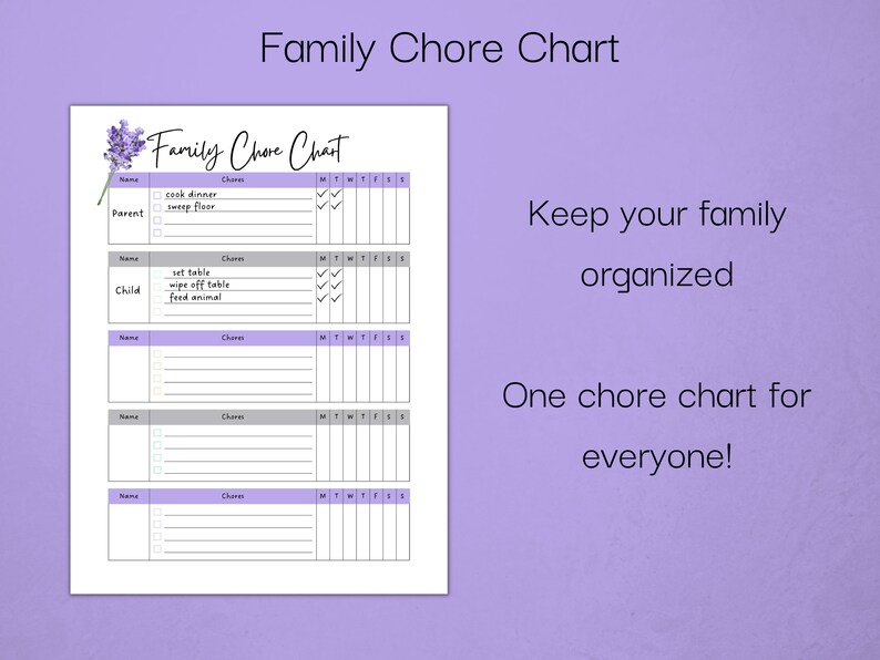 Printable Spring Cleaning Checklist Bundle / Cleaning Organizer/ Daily ...