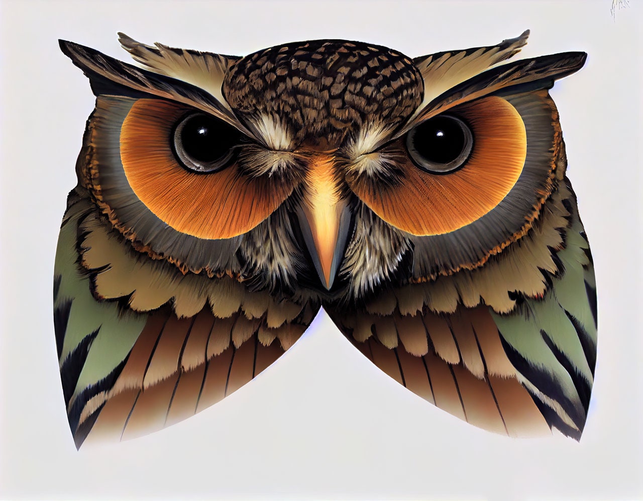 Paquete de 10 archivos PNG de caras de búho geniales - Etsy México