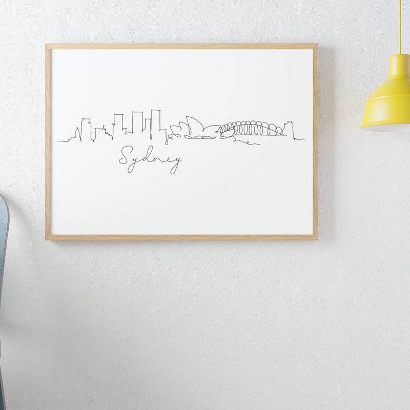 City Skyline Print - Etsy
