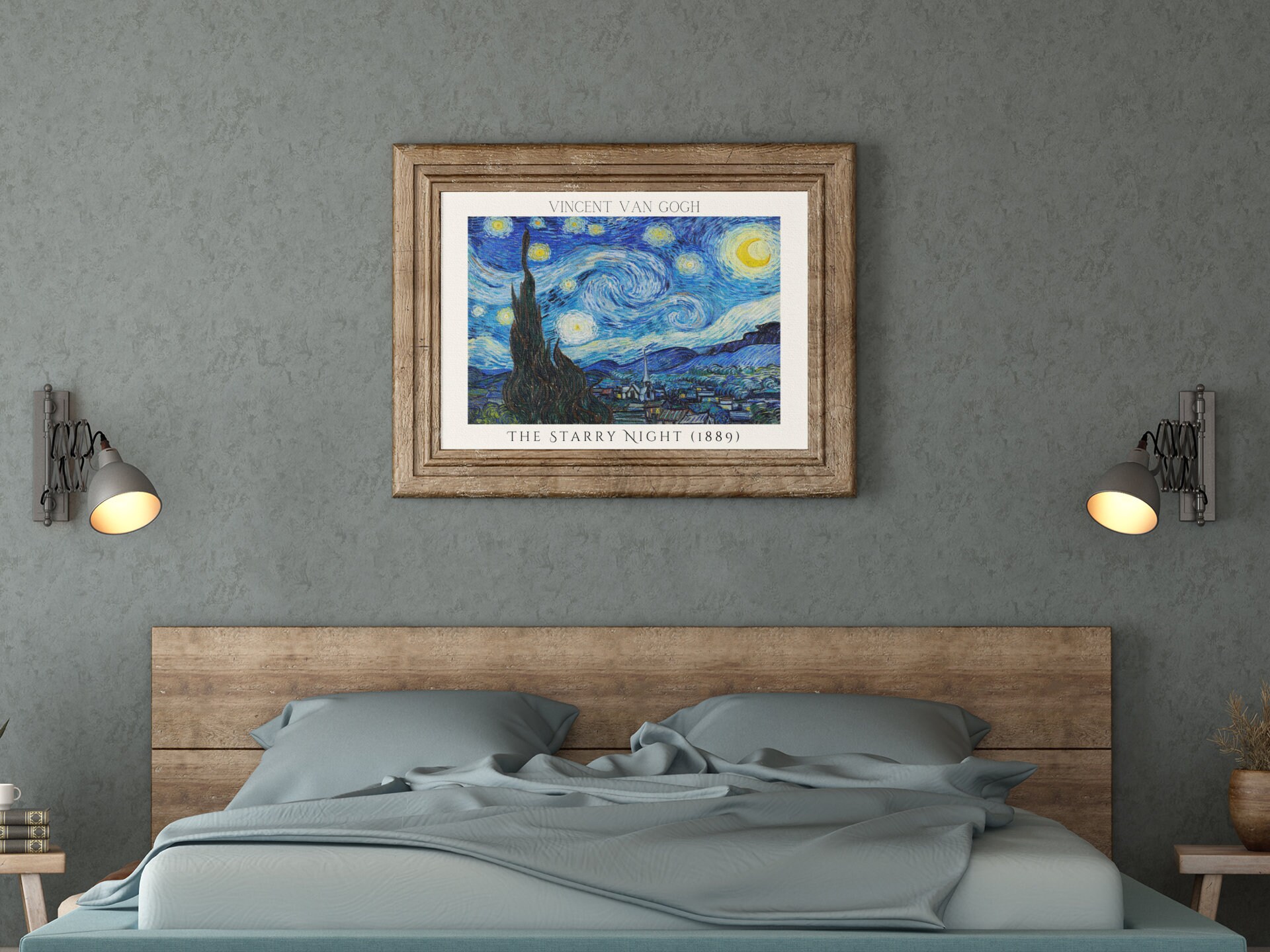 Vincent Van Goghs the Starry Night Printable Famous Art - Etsy