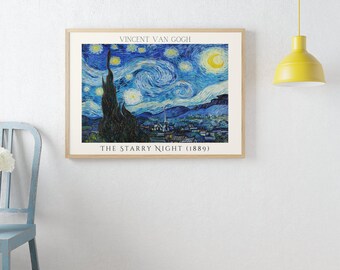 Vincent Van Gogh's Starry Night Over the Rhone 1888 Famous Landscape ...