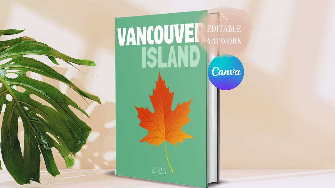 Editable Designer Digital Travel Photobook Cover VANCOUVER - Etsy