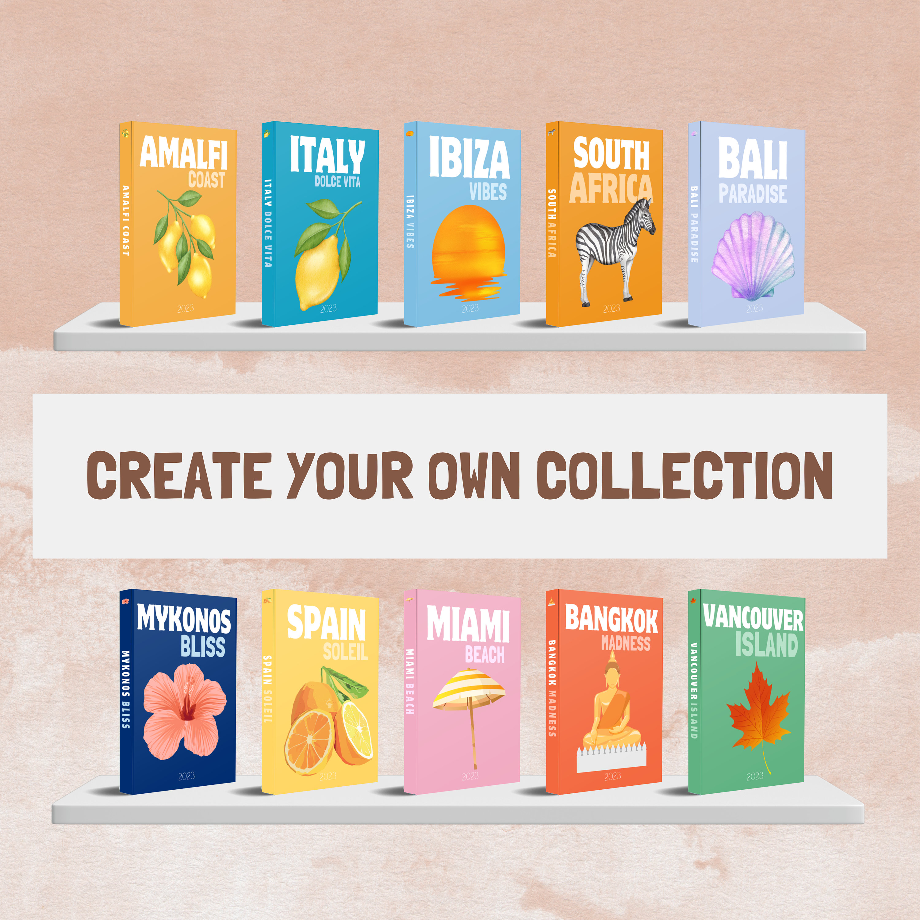 Editable Designer Digital Travel Photobook Cover SINGAPORE for DIY ...