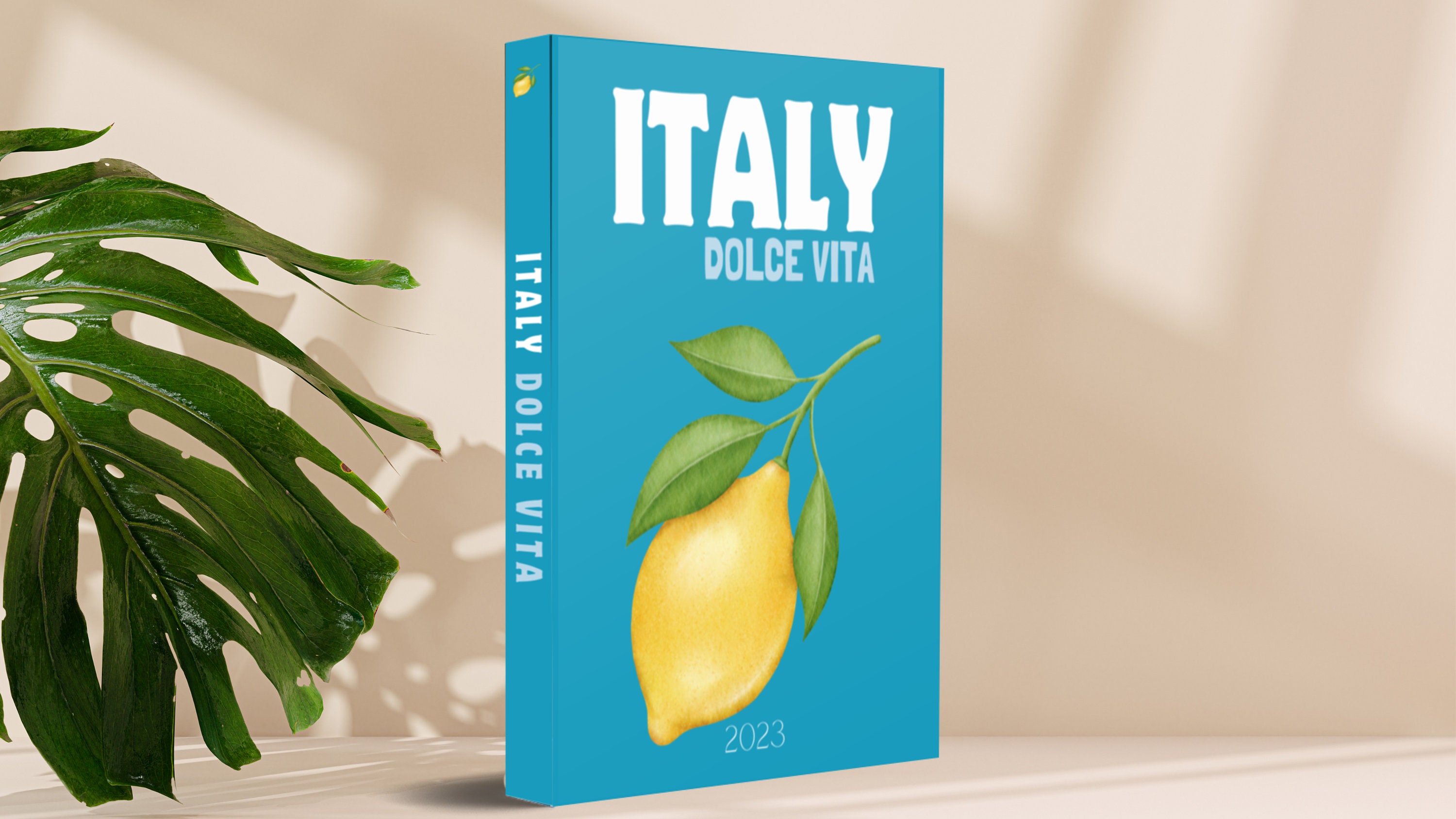 Editable Designer Digital Travel Photobook Cover ITALY for DIY Coffee ...