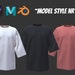 6 Procreate T-shirt 3D Models | Bundle 3D T-shirt Mockup | Procreate 3D ...