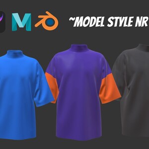 6 Procreate T-shirt 3D Models | Bundle 3D T-shirt Mockup | Procreate 3D ...