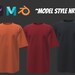 6 Procreate T-shirt 3D Models | Bundle 3D T-shirt Mockup | Procreate 3D ...