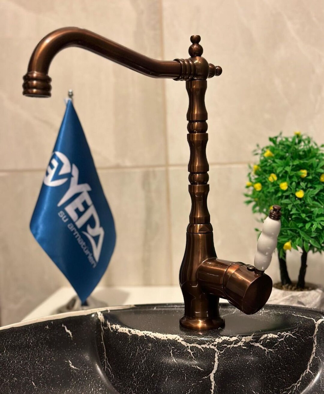 Rose Gold Rustic Kitchen Faucetvintage Faucetfarmhousesink - Etsy