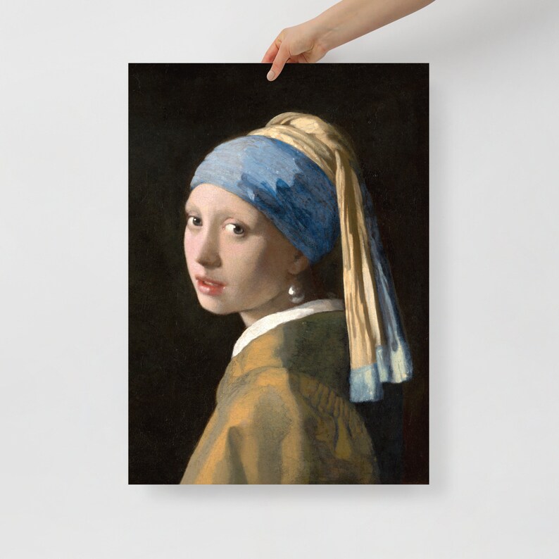 Girl With a Pearl Earring, Poster Print - Original Reproduction ...