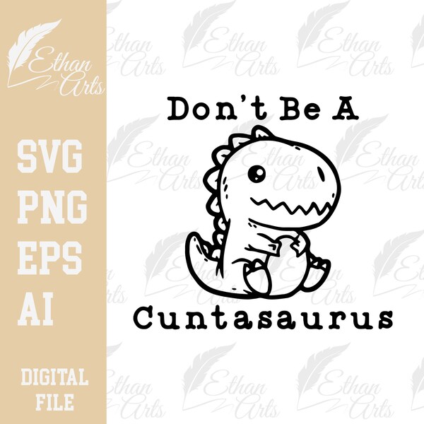 Cuntasaurus Sticker Cricut - Etsy