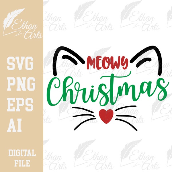 Meowy Christmas - Etsy