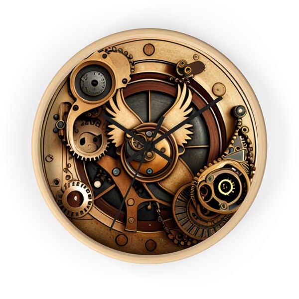 Steampunk Wall Clock - Etsy