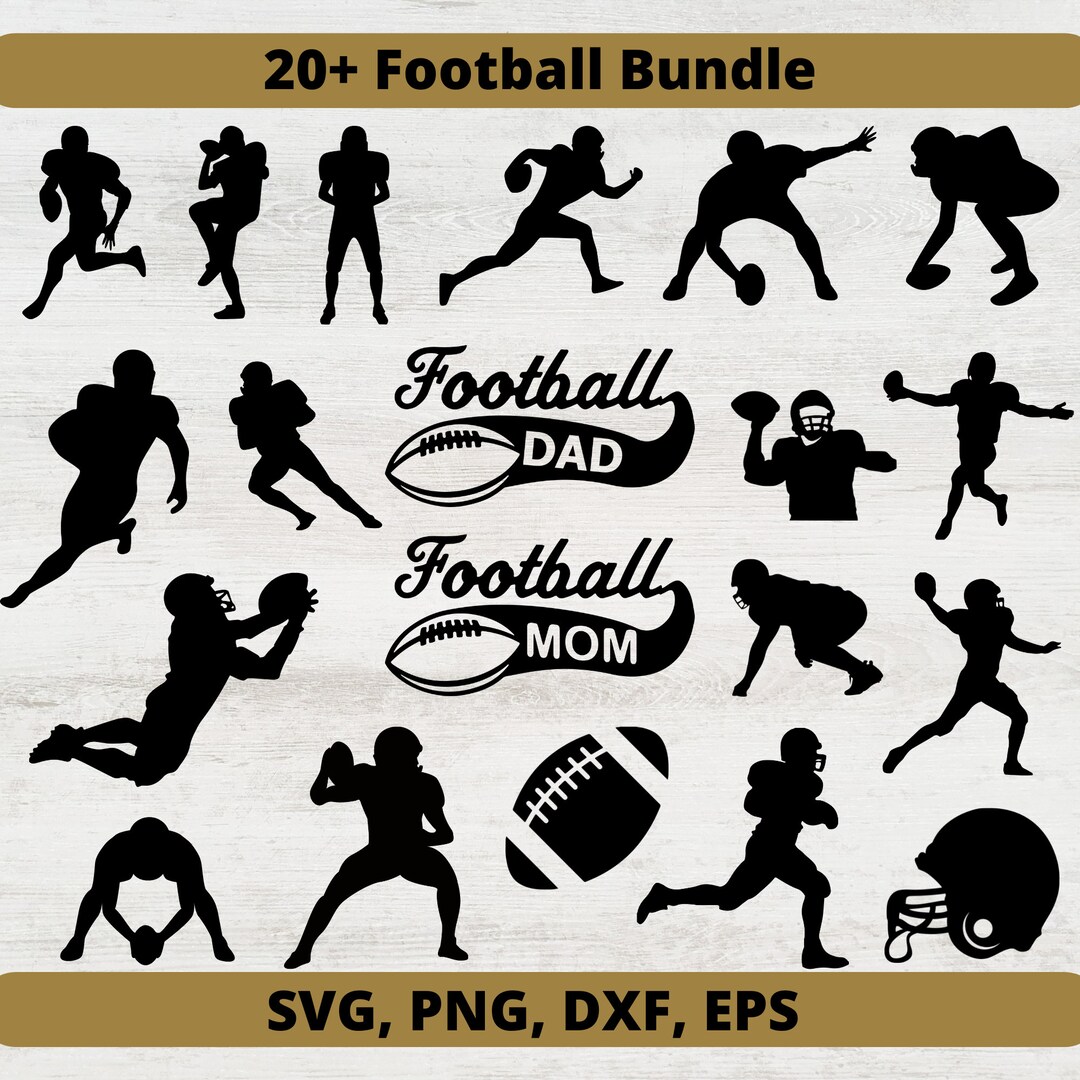 FOOTBALL SVG Bundle FOOTBALL Svg Cut Files for Cricut - Etsy Australia