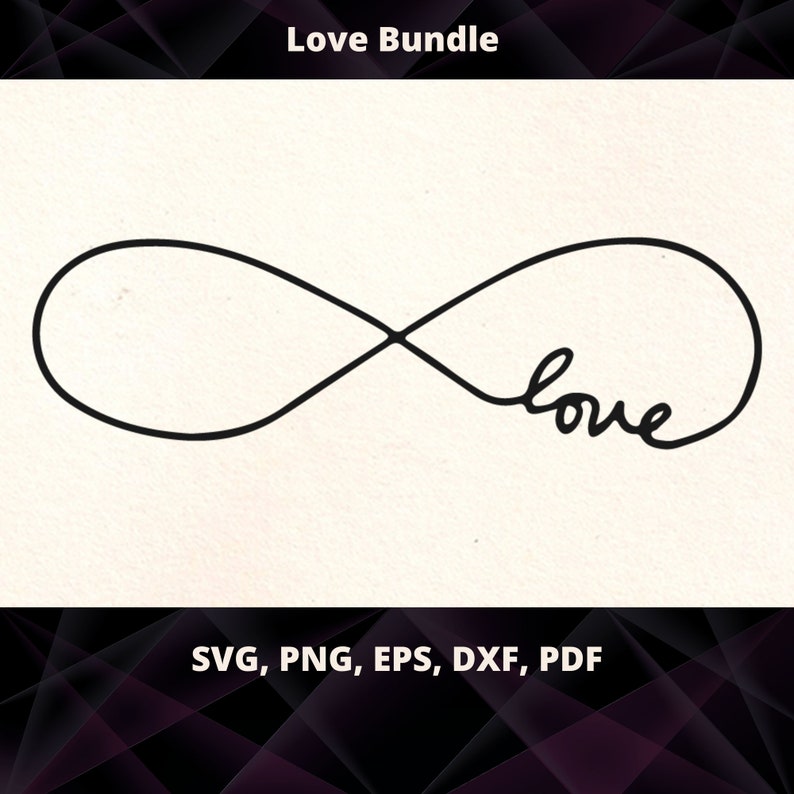 Infinity Svg Files for Cricut, Infinity Symbol Svg Files for Silhouette ...